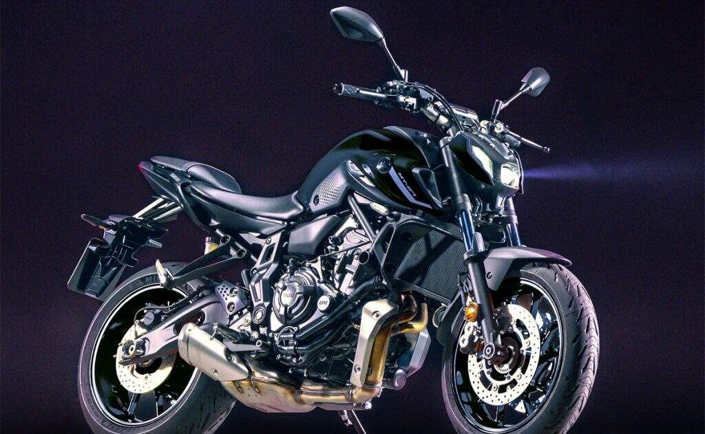 Yamaha MT-07 estreia versão Pure e novo painel TFT na linha 2023