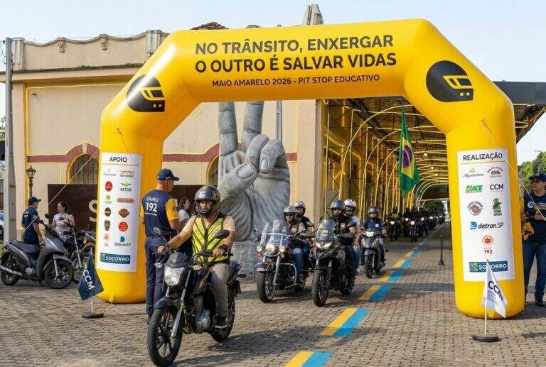 Maio Amarelo: Socorro terá Pit Stop Educativo para motociclistas